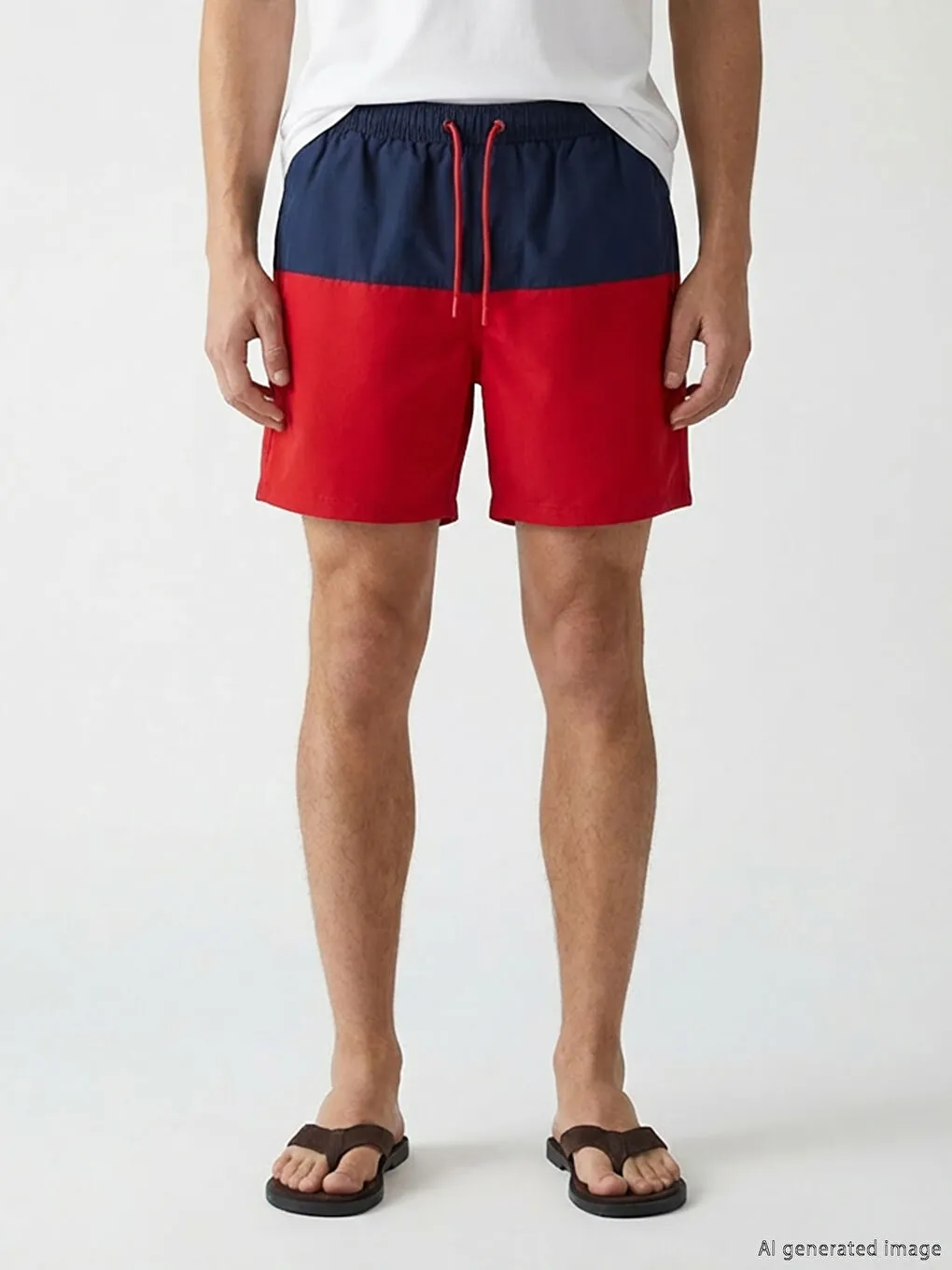 LCW SWIMWEAR Muški Šorts Za Plivanje Sa Blok Bojama