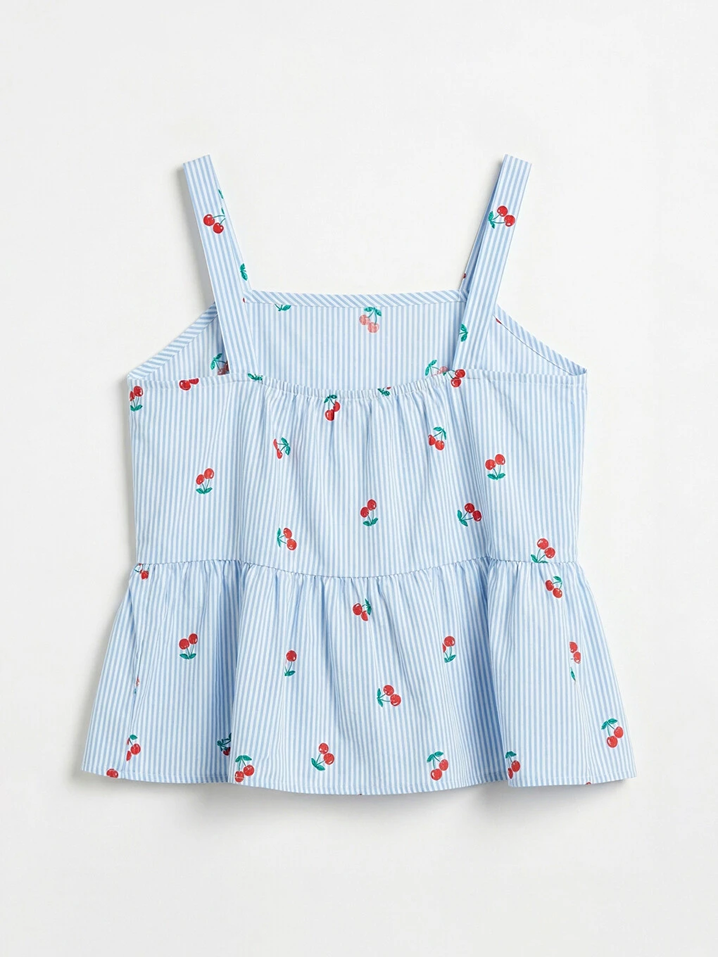 LCW Kids Bluza Za Devojčice Sa Trešnjastim Printom