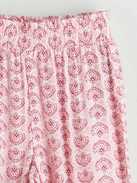 LCW Kids Elastične Pantalone Sa Uzorkom Za Devojčice