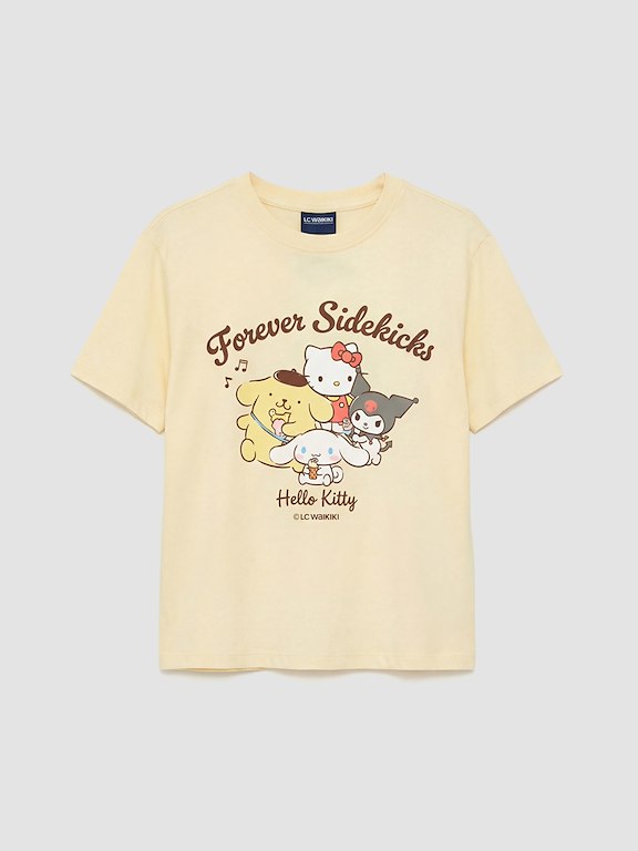 LCW Kids Hello Kitty Štampani Kratki Pidžama Komplet Za Devojčice