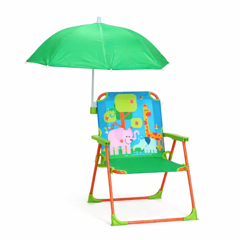 KINDER HOME Sklopiva dečija stolica sa suncobranom TOFI – Za plažu, baštu i kampovanje 86125UID: EK000851039