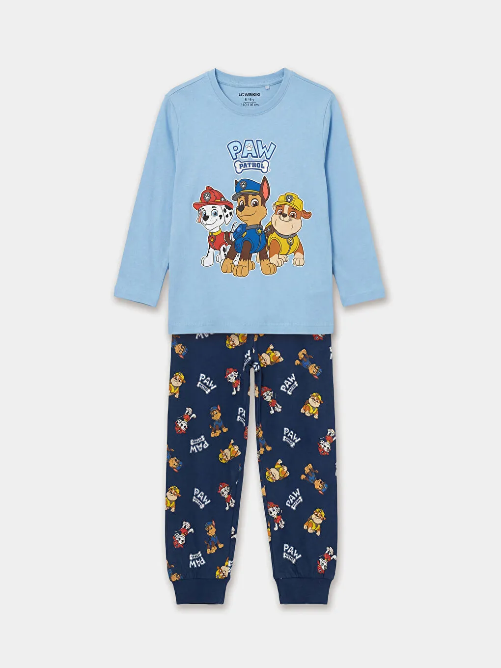 LCW Kids Pidžama Komplet Za Dečake Sa Okruglim Izrezom Paw Patrol