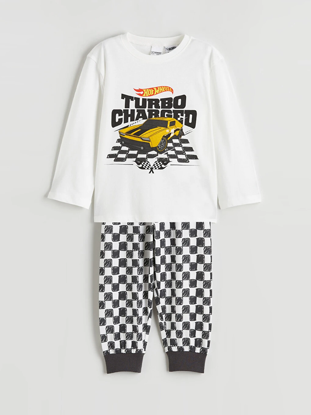 LCW Kids Hot Wheels Štampani Pidžama Komplet Za Dečake
