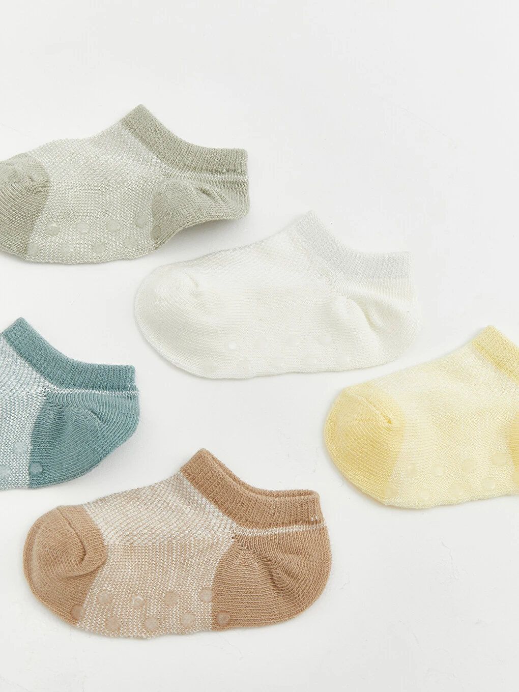 LCW baby Bebi Dečaci 5 Pakovanje Čarapa Papuča
