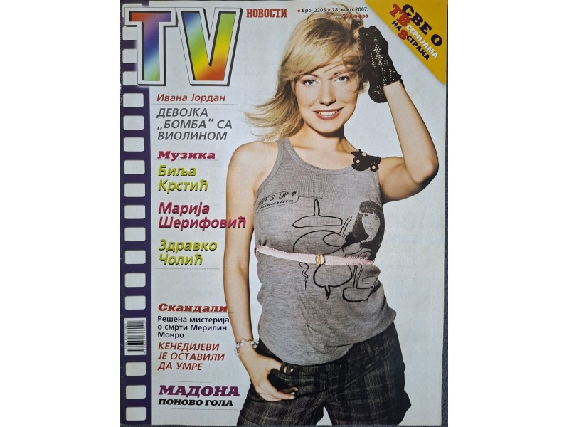 TV Novosti - br. 2205 - 28. 3. 2007 - Ivana Jordan