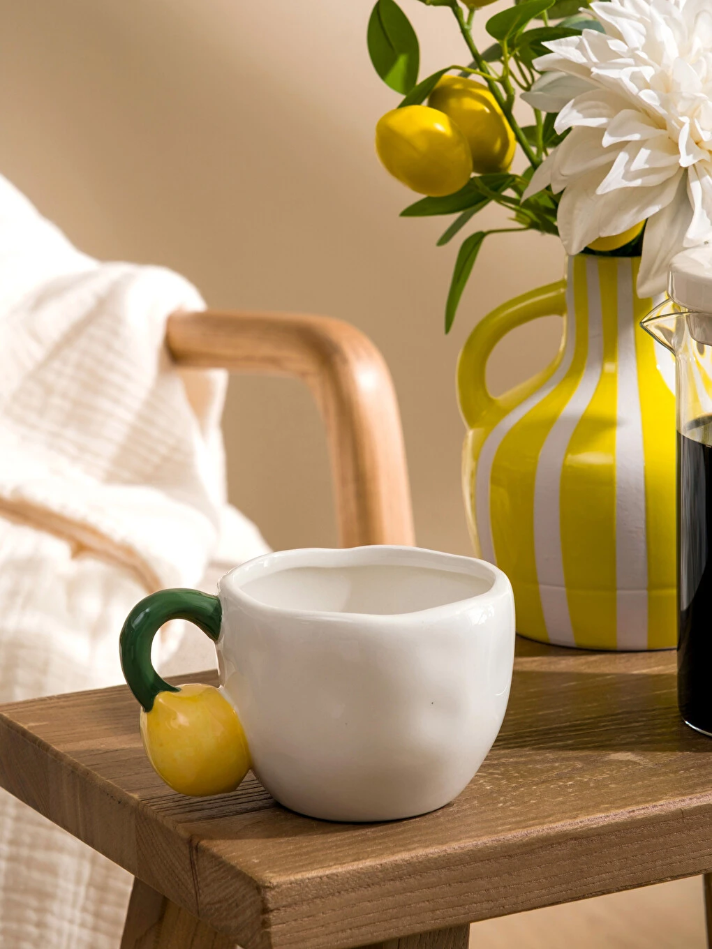LCW HOME Keramička Šolja Sa Motivom Limuna 400 Ml