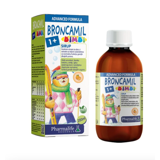 BRONCAMIL BIMBI 1+ SIRUP 200ML
