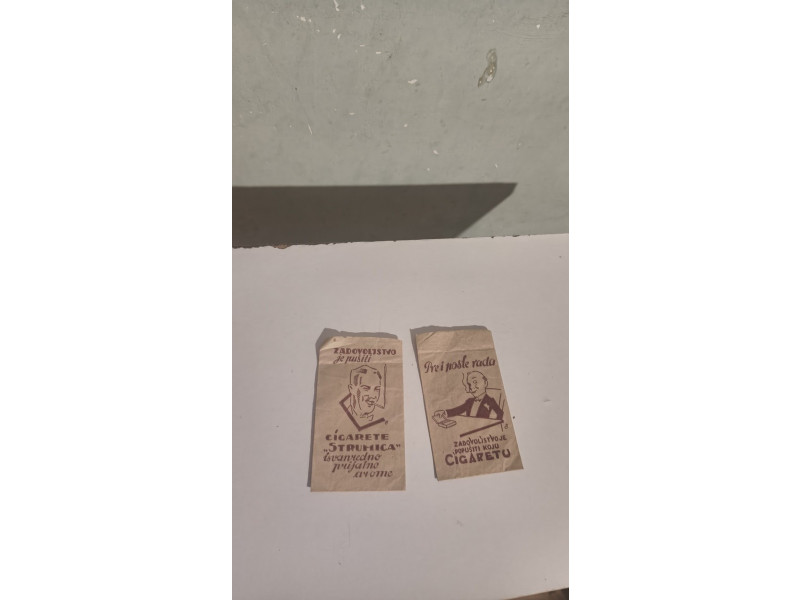 PREDRATNE VREĆICE OD CIGARETA STRUMICA