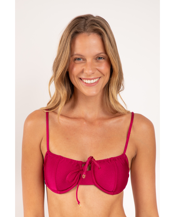 Top Shimmer-Desejo Balconet-Tie