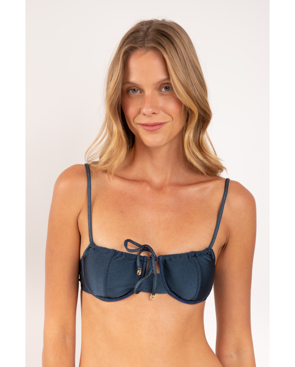 Top Shimmer-Shark Balconet-Tie
