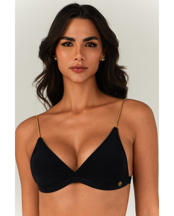 Top Preto Triang-Corrente