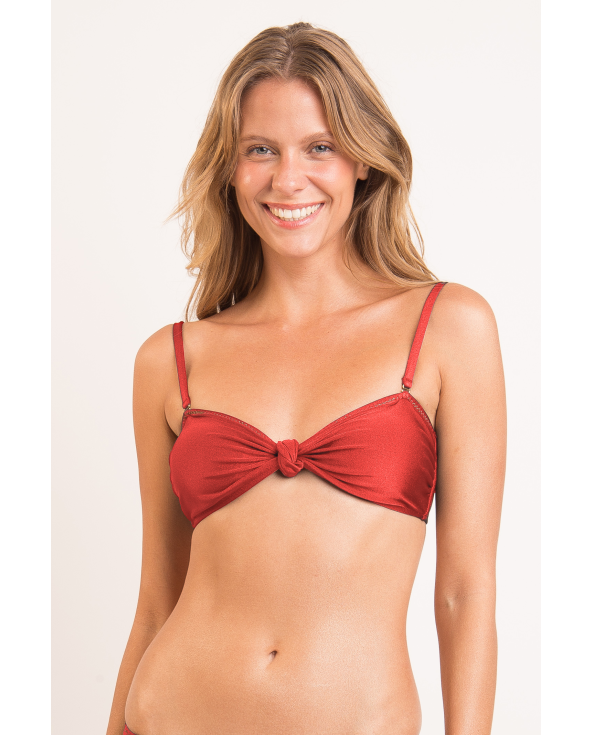 Top Shimmer-Liquor Bandeau-Joy