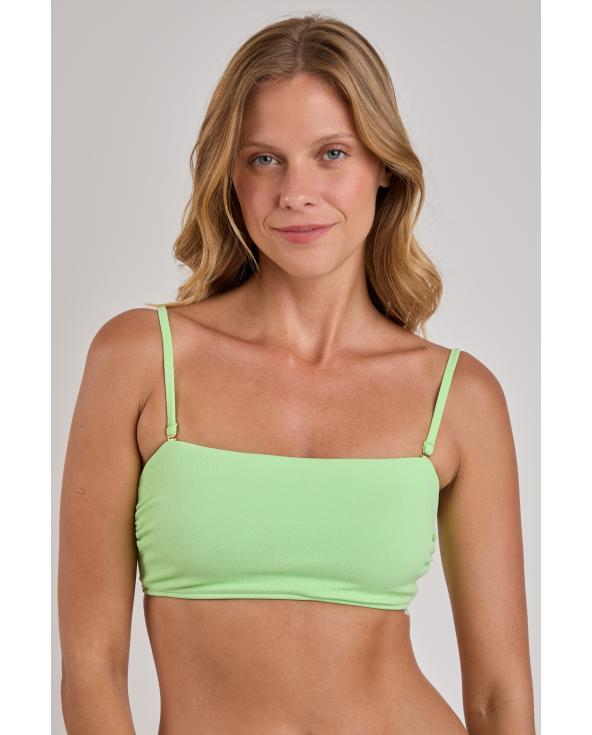 Top Sand-Menta Bandeau-Reto