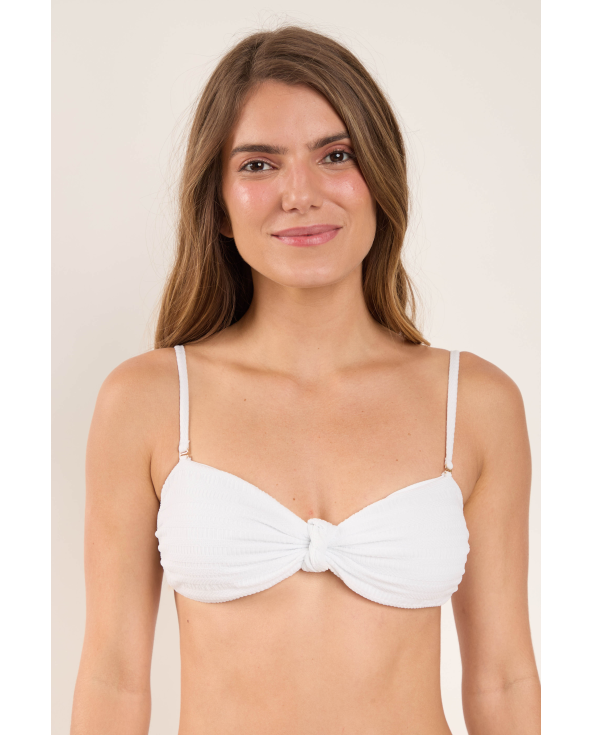 Top Memphis-White Bandeau-Joy
