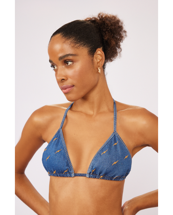 Top Jeans Triangulo-Vies