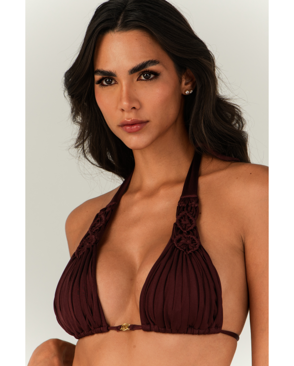 Top Acai Triangulo-Alongado-Macrame