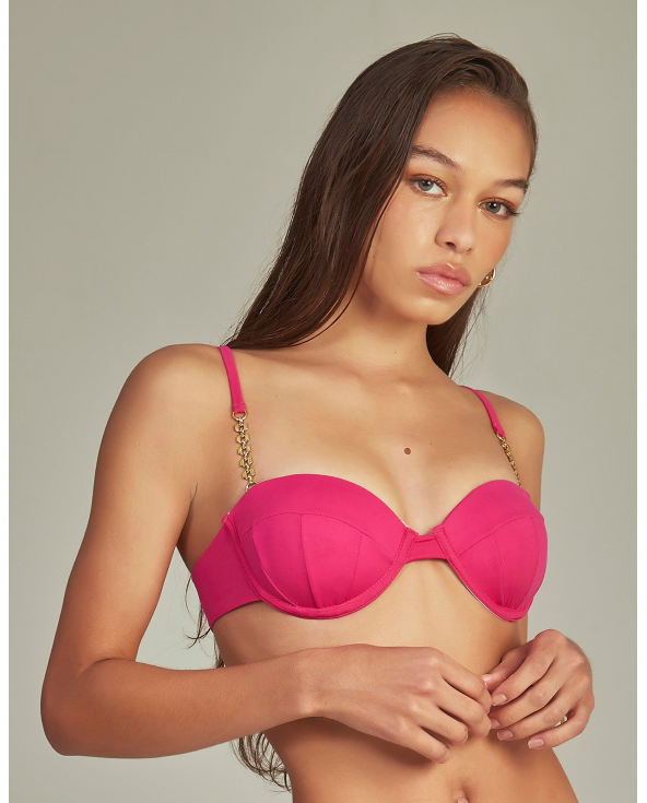 Top Bikini Agatha Fuchsia Pink
