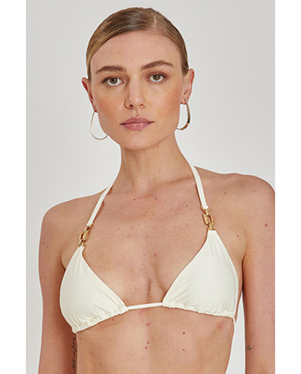 Top Detailed Thin Off White