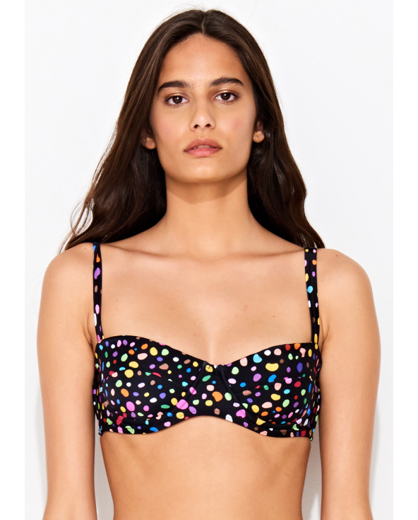 Top Drape Cheetah Rainbow