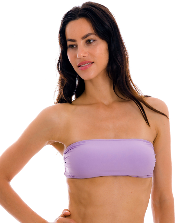 Unifarben Lila Tube-Top - Top Uv-Harmonia Bandeau-Reto