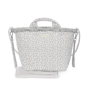 Pasito a Pasito torba Little Bloom Flowers Grey