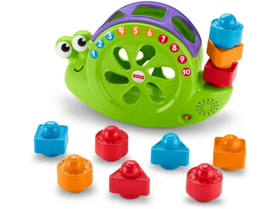Mattel Fisher-Price Muzički Interaktivni Puž Sa Kockama Mafrb84