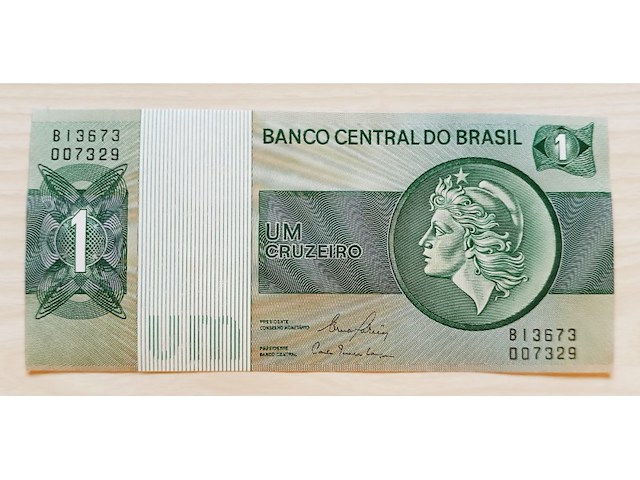 Brazil 1 cruzeiro, Unc . 1980 godina