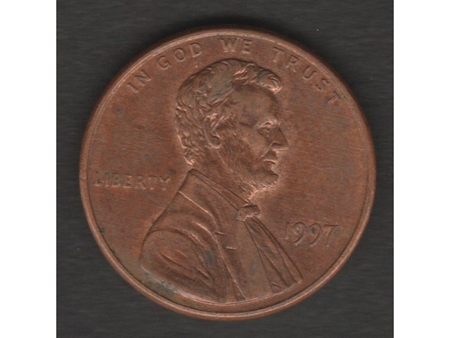 1 Cent `Lincoln Memorial Cent` - 1997