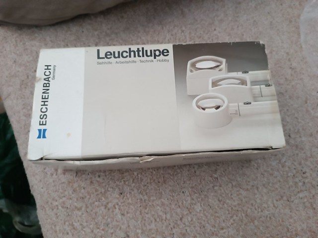 ESCHENBACH systemvario H Germany staklena lupa
