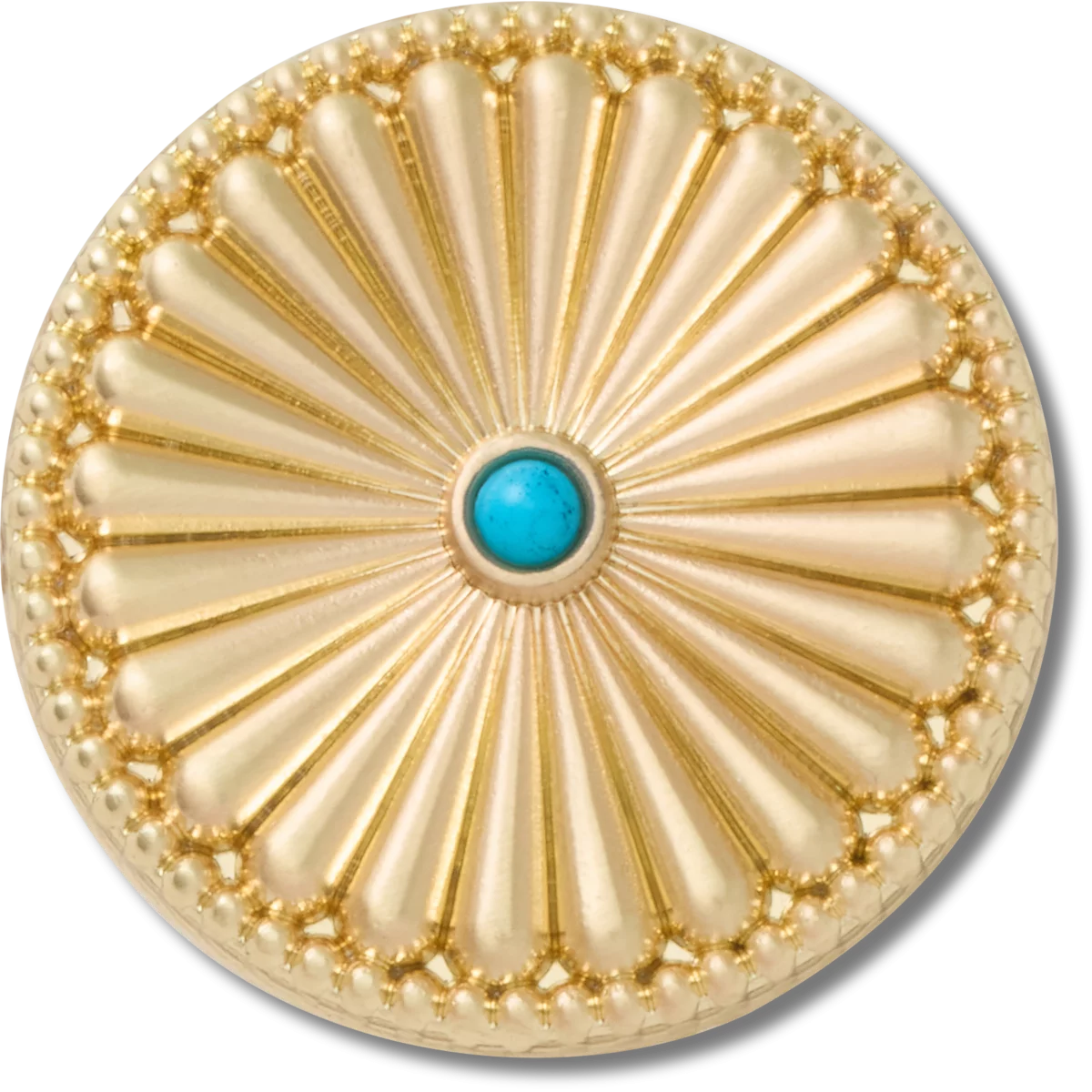 Gold Turquoise Western Stud