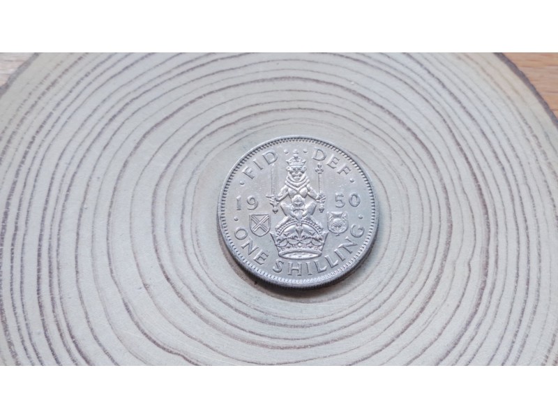 VELIKA BRITANIJA ONE SHILLING 1950 GODINA