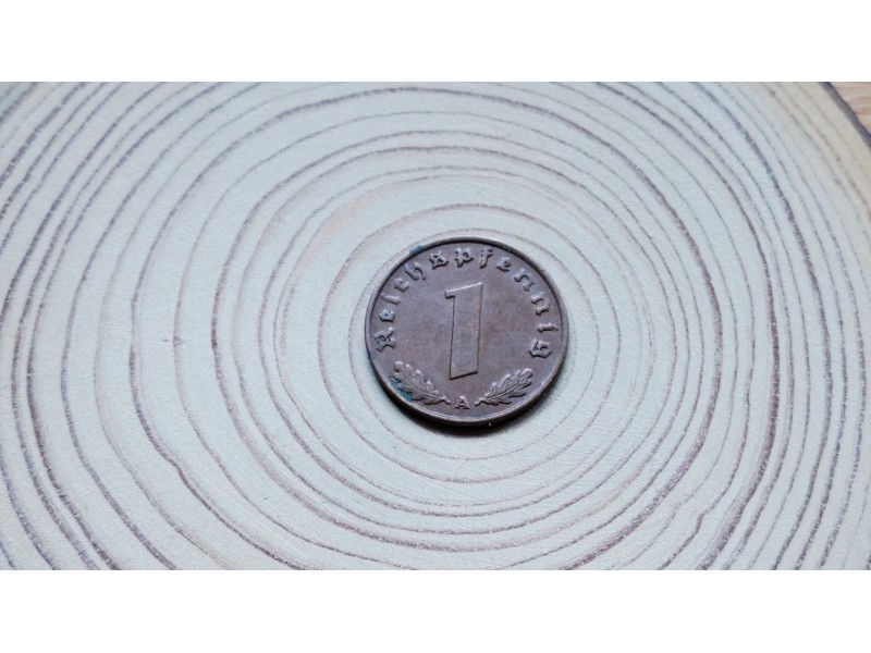 NACISTICKA NEMACKA 1 PFENNIG 1937 GODINA KOVNICA A