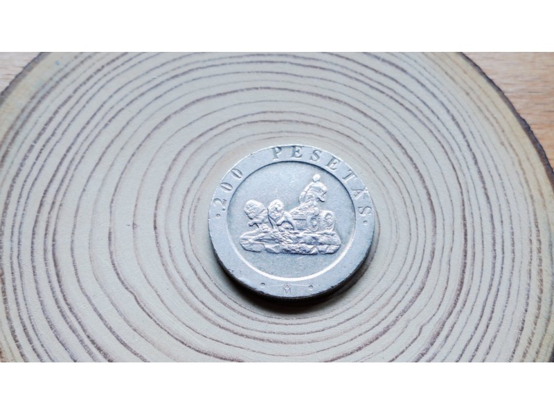ŠPANIJA 200 PESETAS 1990 GODINA JUBILARAC