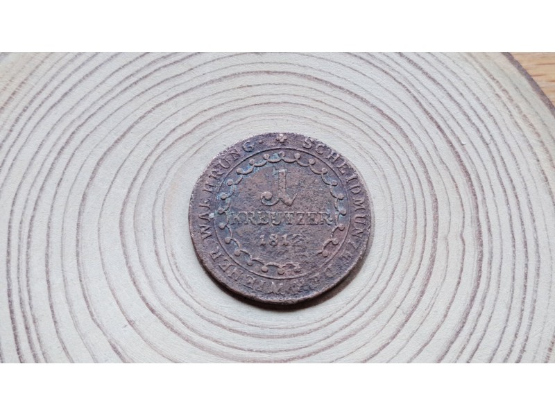 AUSTRIA 1 KREUTZER 1812 GODINA KOVNICA E