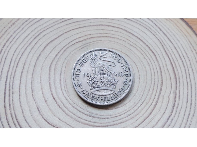 VELIKA BRITANIJA ONE SHILLING 1948 GODINA TIP 1
