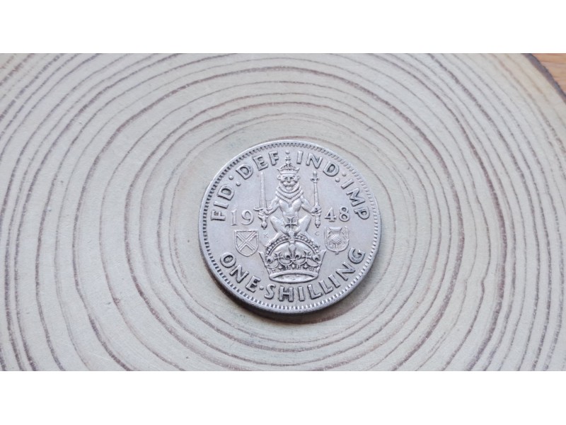 VELIKA BRITANIJA ONE SHILLING 1948 GODINA TIP 2