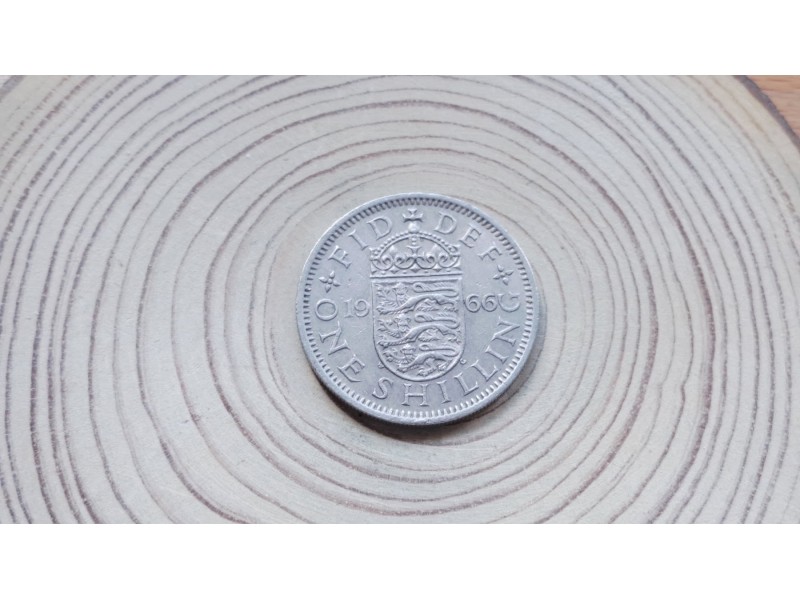 VELIKA BRITANIJA ONE SHILLING 1966 GODINA