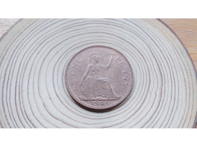 VELIKA BRITANIJA ONE PENNY 1963 GODINA