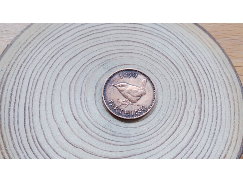 VELIKA BRITANIJA FARTHING 1939 GODINA