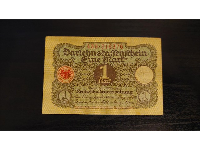Germany 1 Mark 1920. (P-58) VF