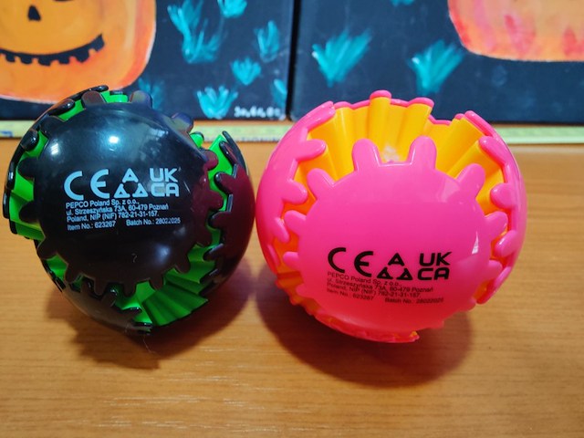 Fidget Ball Gear Sfere Pepco cvetne lopte zupčanici