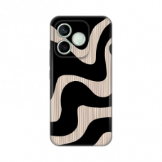 Futrola Silikonska Print Skin za Honor 600 Lite Black Flow