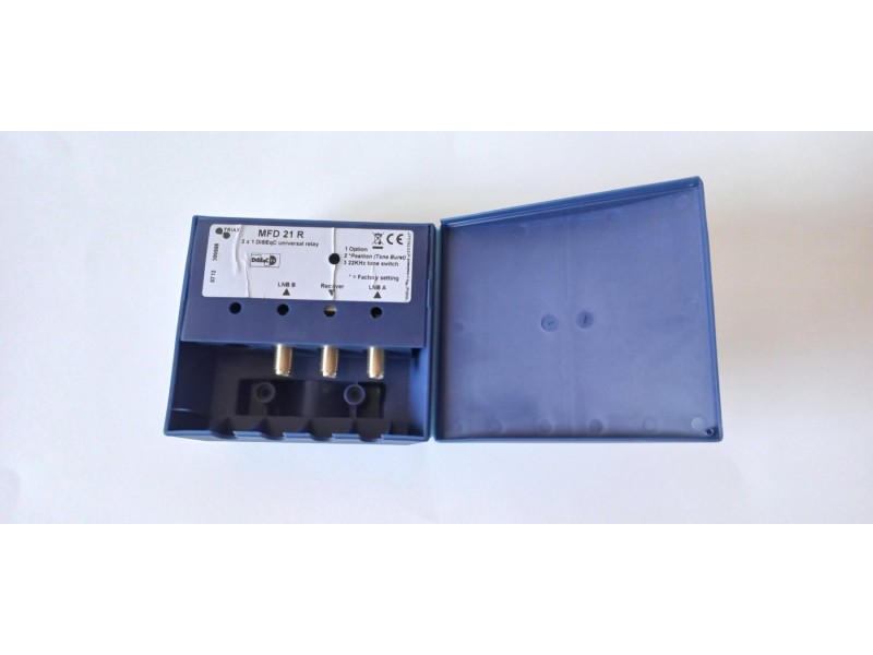 NOVO! DiseqC switch 2x1 Triax MFD 21 R - BLUE EDITION