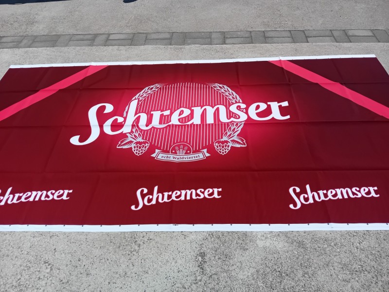 cirada platno crvena Schremser 3,20x1,60m kao nova