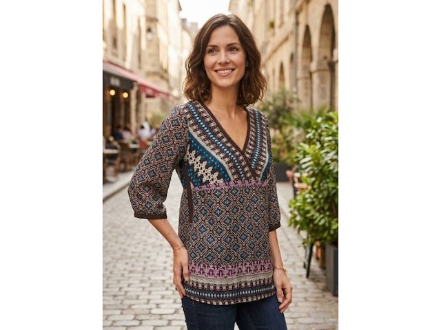 ESPRIT Boho Chic – Tunika koja se ne gužva (S/36)