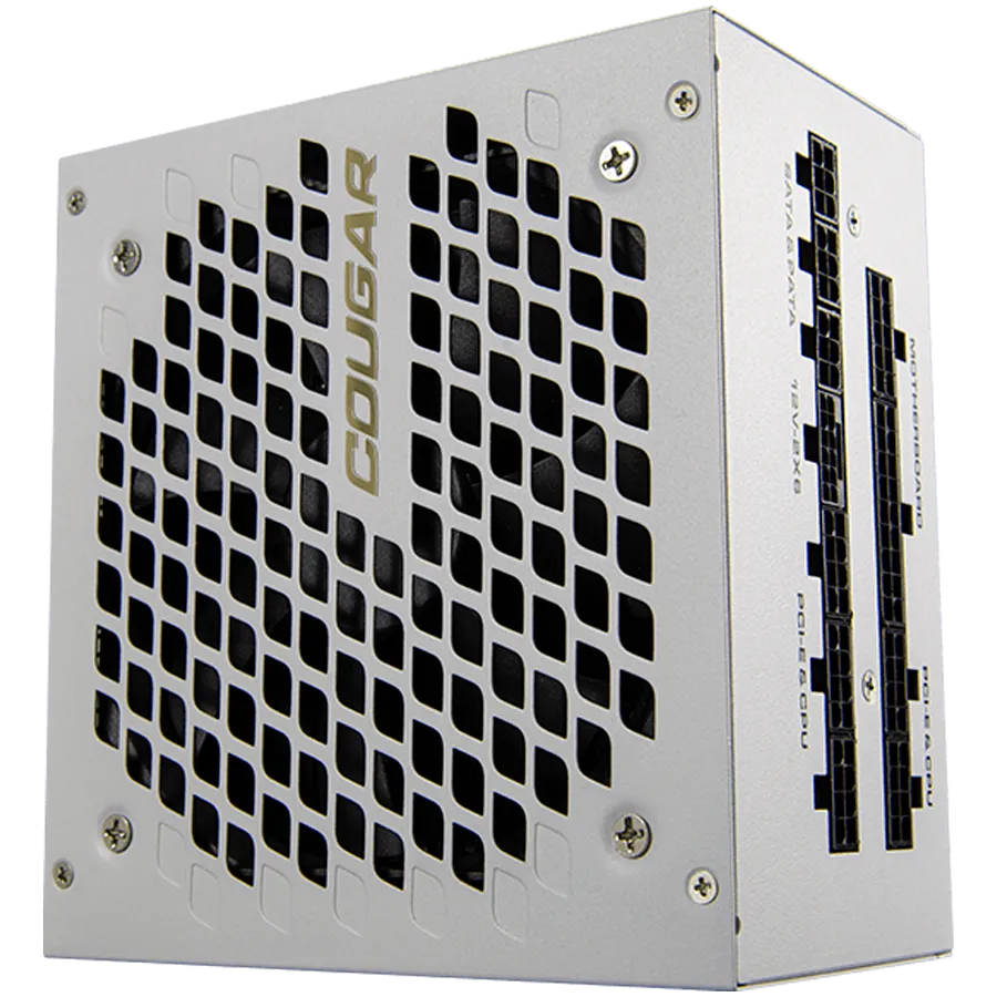COUGAR GEXX2 1000 PSU,80 plus Gold, 1000W, Fully Modular, PCI-E 5.0 support, Color - WHITE