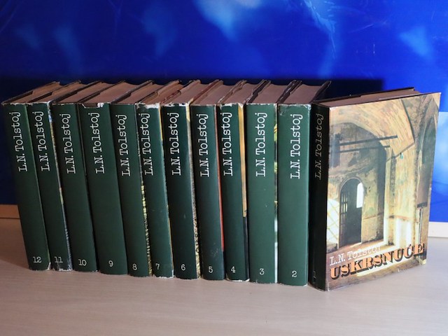 Tolstoj Izabrana djela 1-12 komplet