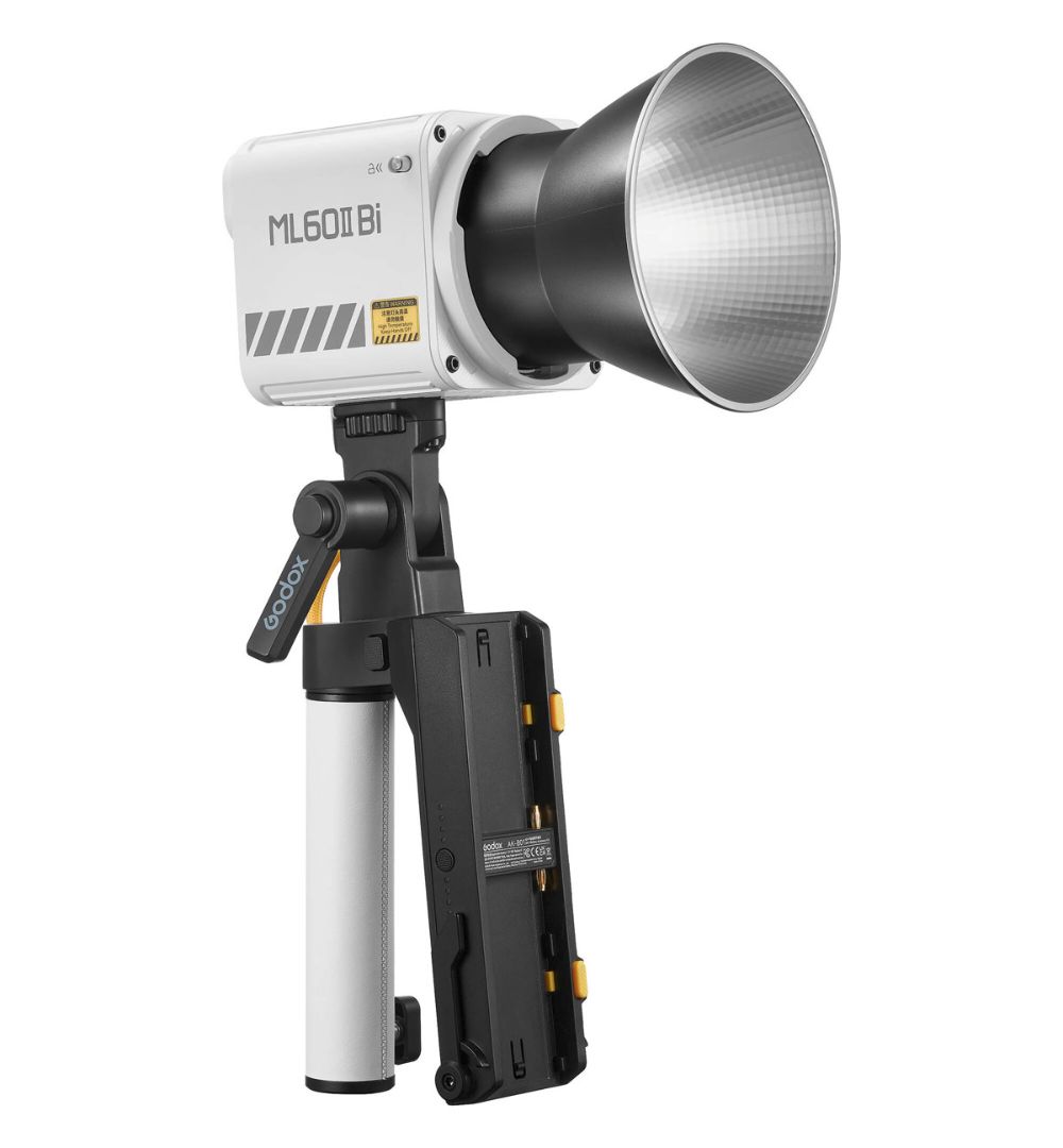Godox ML60IIBi K1 Bi-Color LED Monolight (AK-B01 Battery Handgrip Kit)