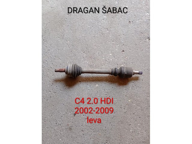CITROEN C4 poluosovina leva 2.0 HDI 2003-2009