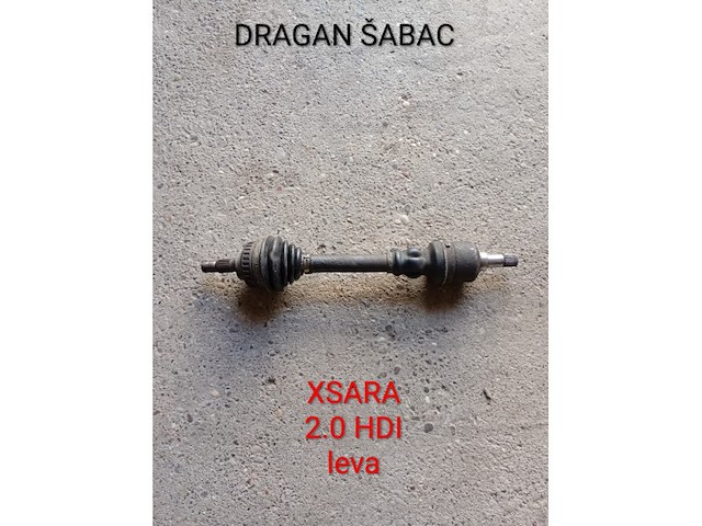 CITROEN XSARA poluosovina leva 2.0 hdi